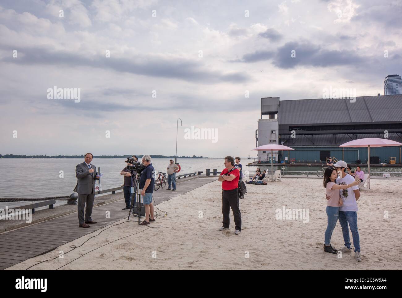 Sugar Beach, Toronto Stock Photo - Alamy