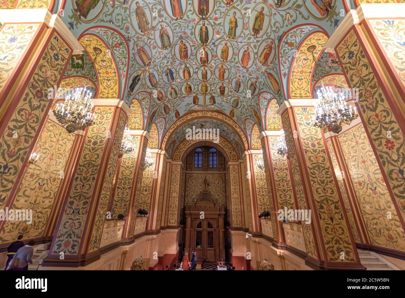Moscow, Russia. Interior of The State Historical Museum (History museum ...