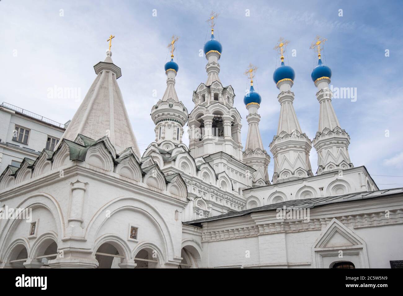 The Church of the Nativity of the Virgin in Putinki in Moscow, Russia ...