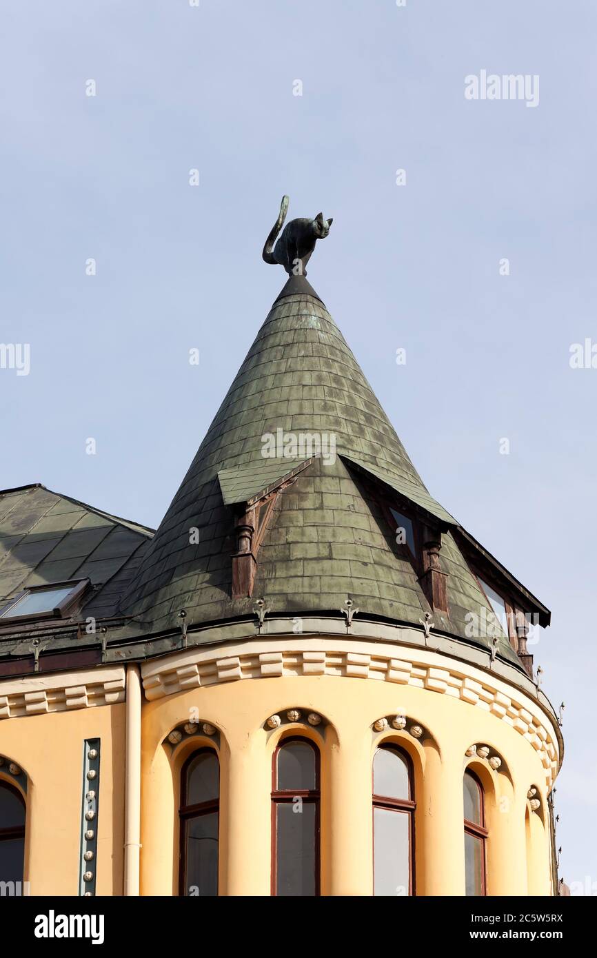 Cat House or Kaķu Māja, Unesco World Cultural Heritage Site, historic ...