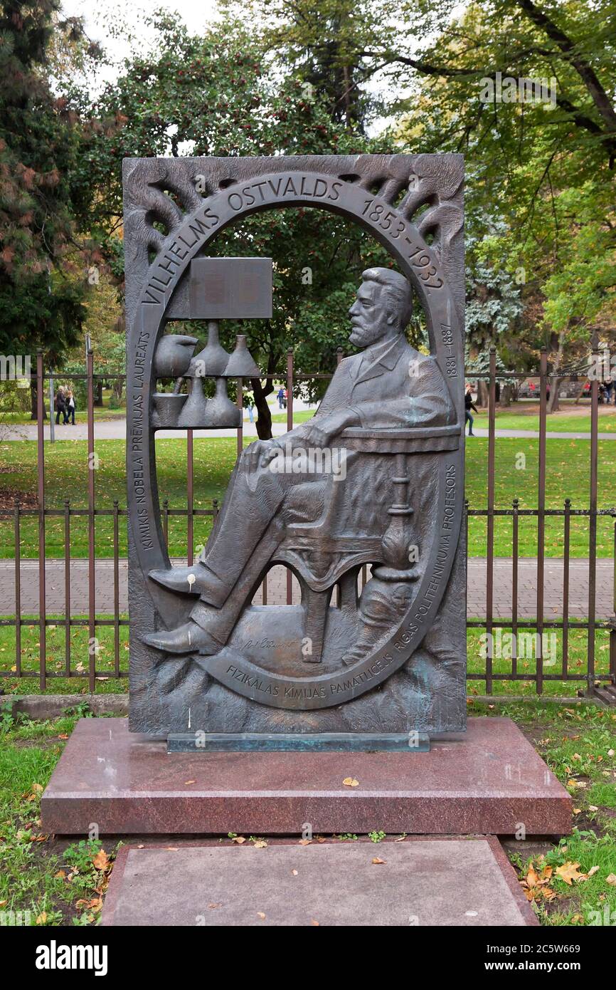 Wilhelm Ostwald, Baltic German chemist and philosopher. He received the ...