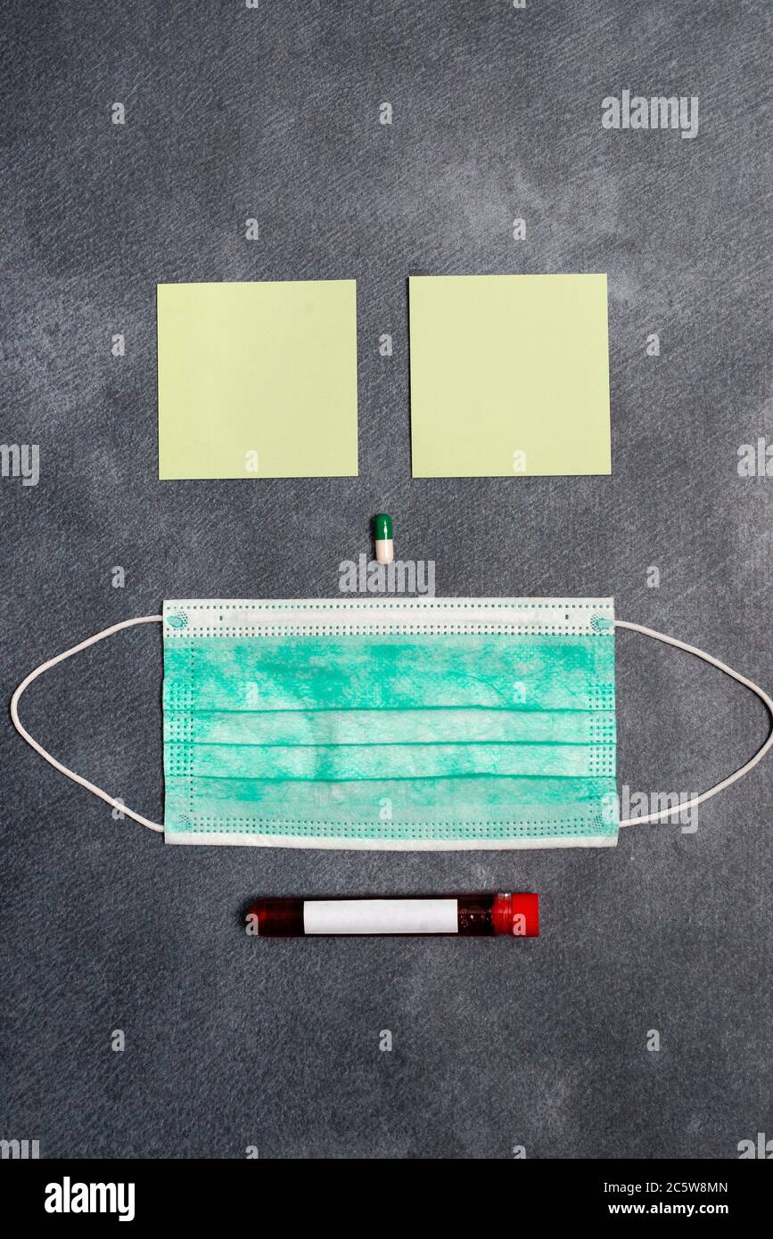 Set of Medical Equipment With Notepad For Professional Health Condition ...