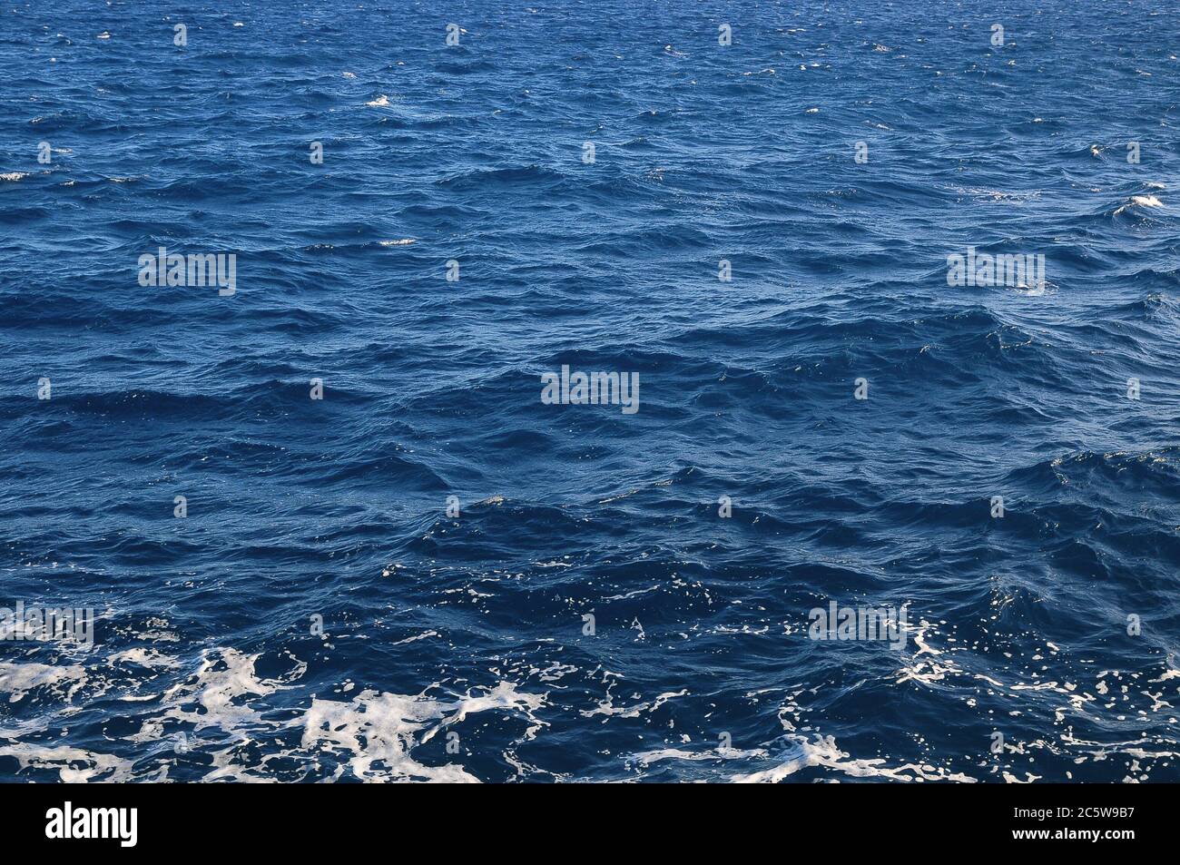 Water Texture Deep Blue Ocean Surface with Waves Stock Photo - Alamy