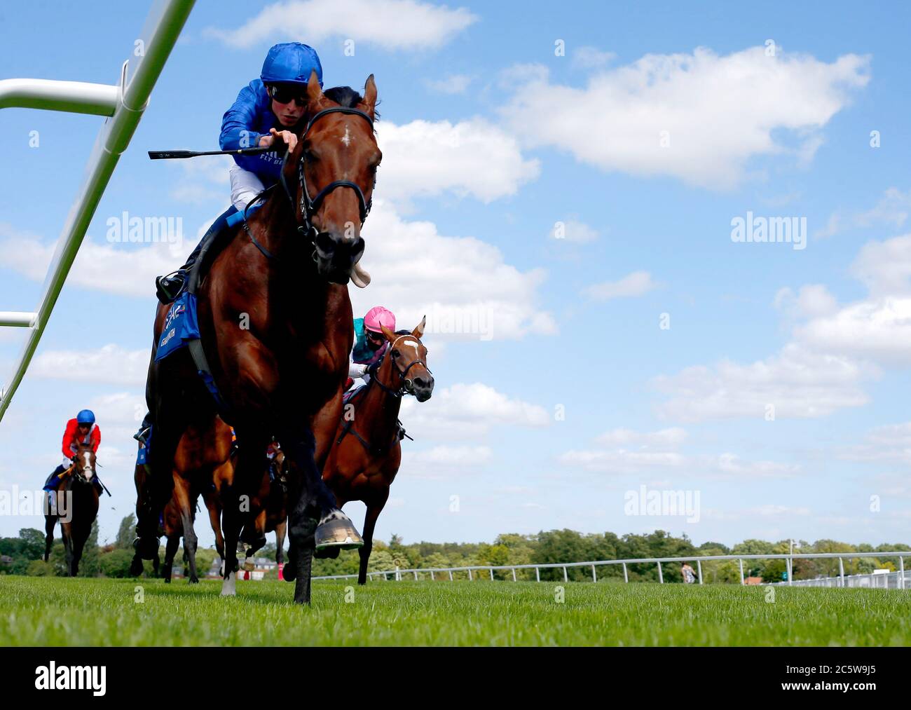 Ghaiyyath and William Buick winning The Coral-Eclipse from Enable at ...