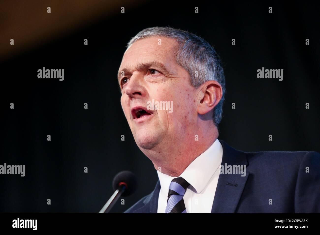 Guy Smith, deputy president of the NFU, speaking at the 2017 ...