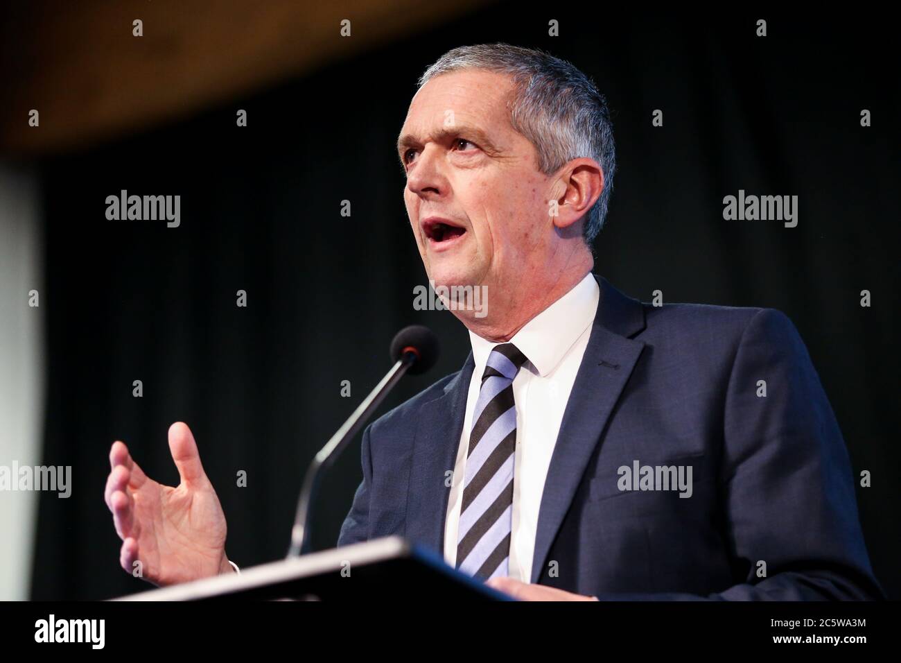 Guy Smith, deputy president of the NFU, speaking at the 2017 ...