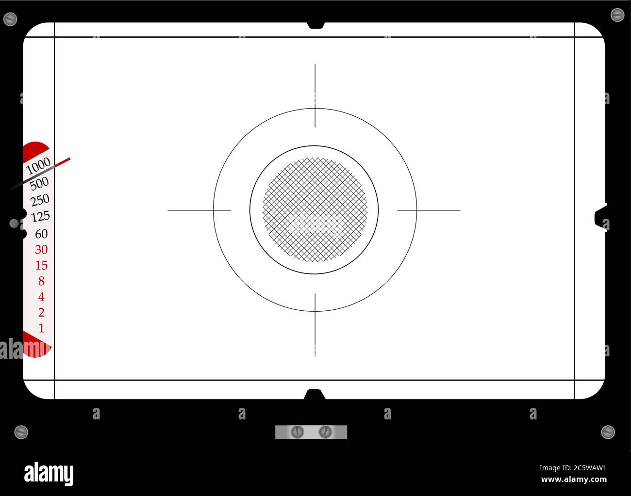 Classic SLR viewfinder, with free space for your pics, vector Stock ...