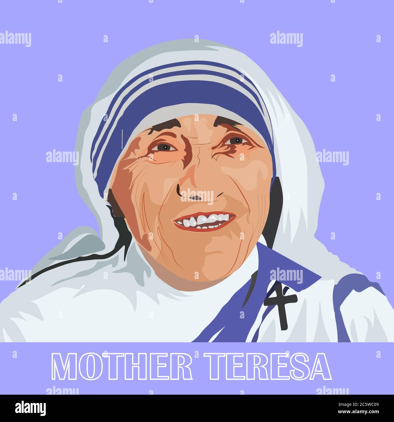 Portrait of Mother Teresa was an Albanian Roman Catholic nun and ...
