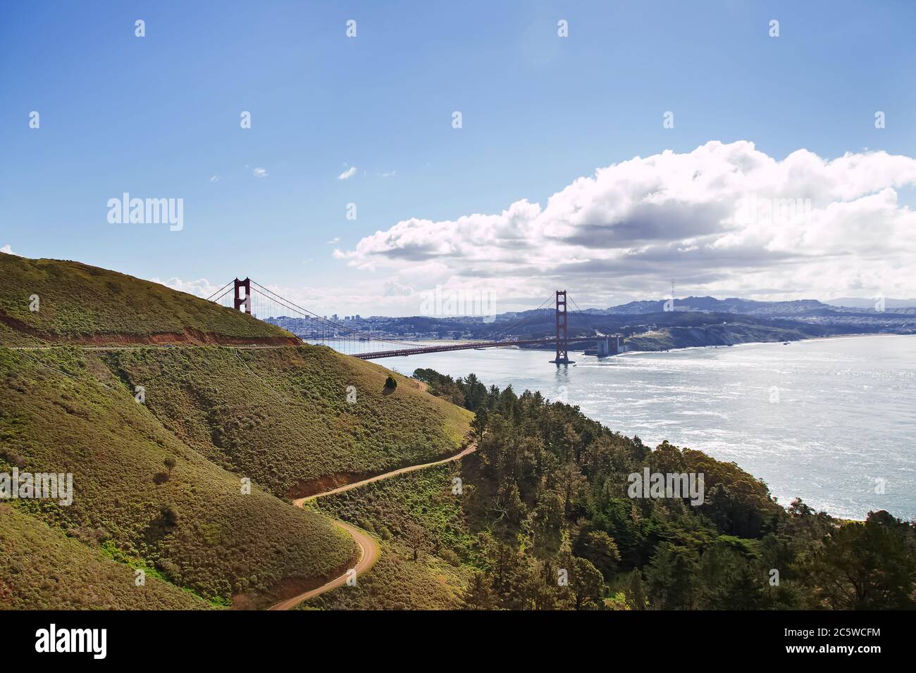 Golden gate bridge from park hi-res stock photography and images - Alamy