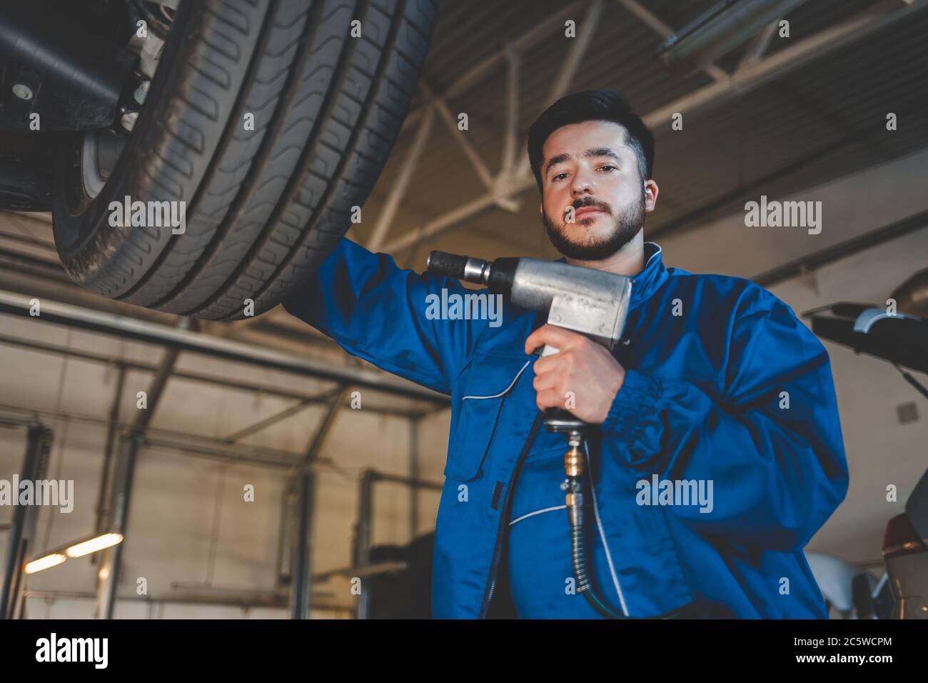 Pneumatic suspension hi-res stock photography and images - Alamy