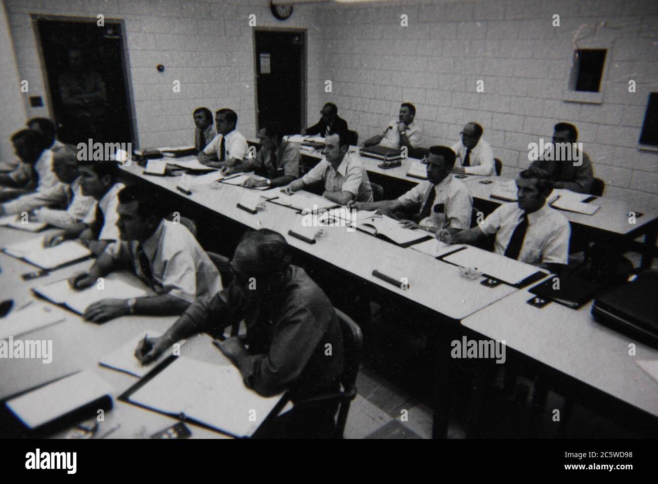 Fine 70s vintage black and white lifestyle photography of a teacher ...