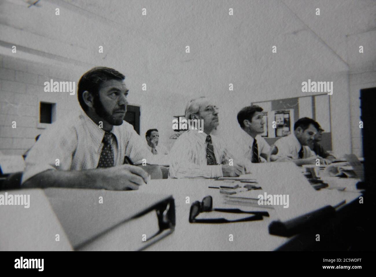 Fine 70s vintage black and white lifestyle photography of a teacher ...
