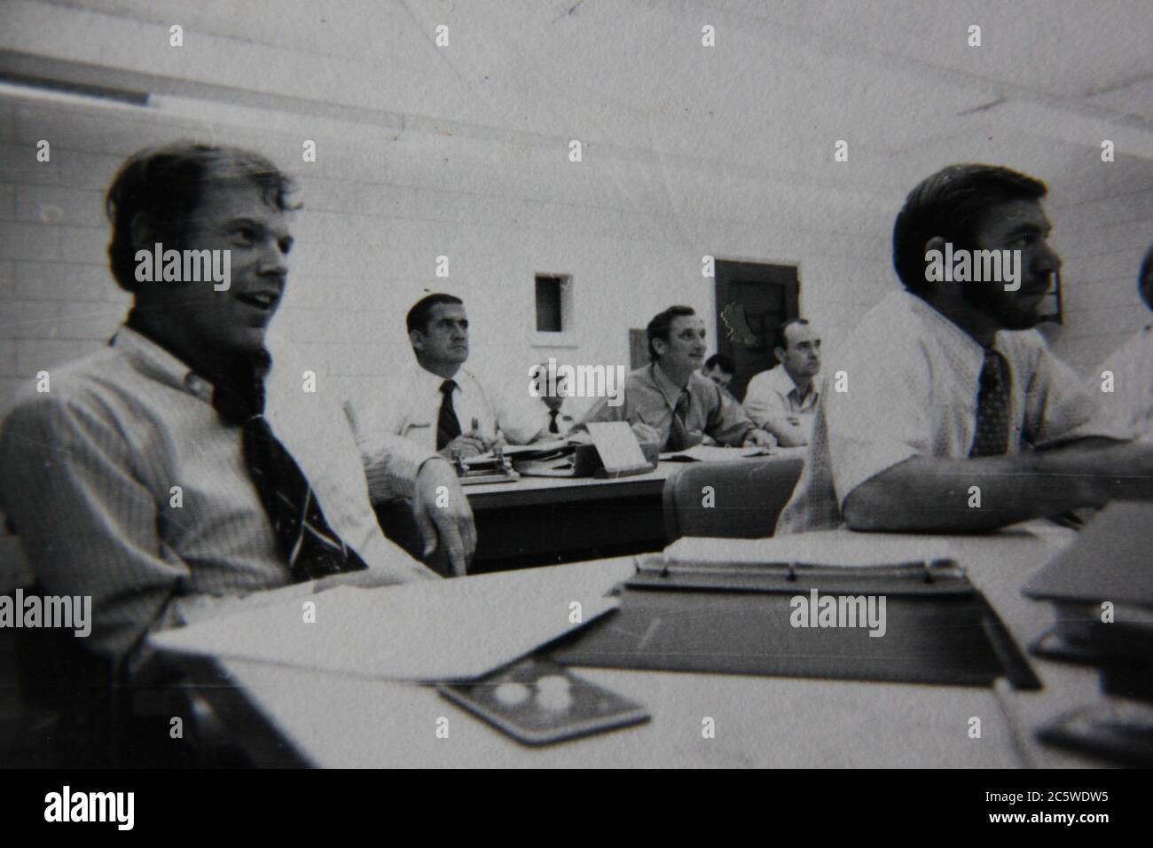 Fine 70s vintage black and white lifestyle photography of professional ...