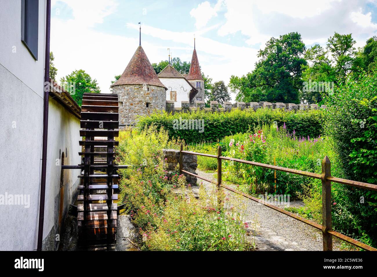 Water mill and Hallwyl Castle. Hallwyl Castle is one of the most ...