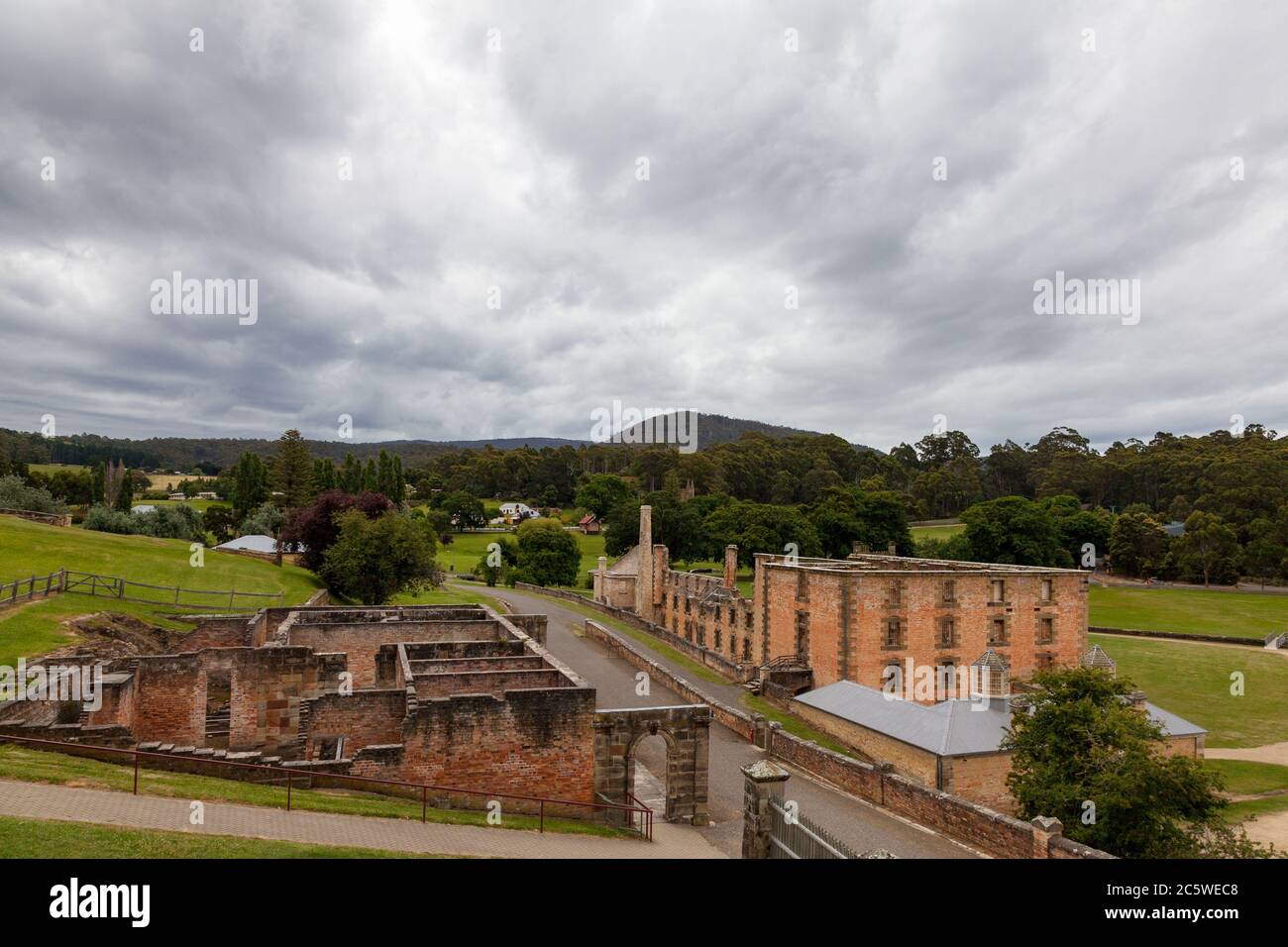 Port Arthur, Tasmania, Australia 25/11/2013 Prison buildings Stock ...