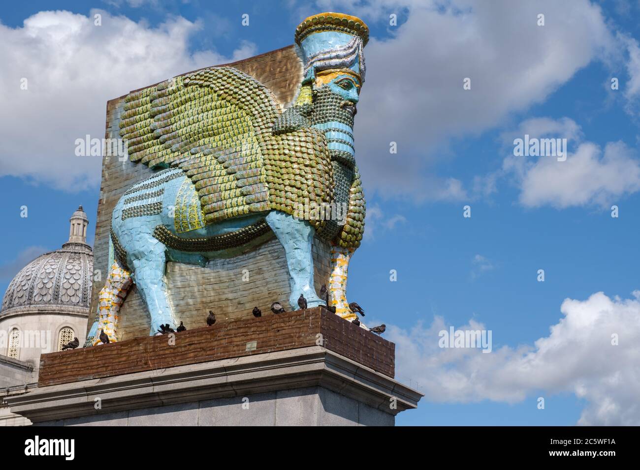 The Fourth Plinth in Trafalgar Square, London Stock Photo - Alamy