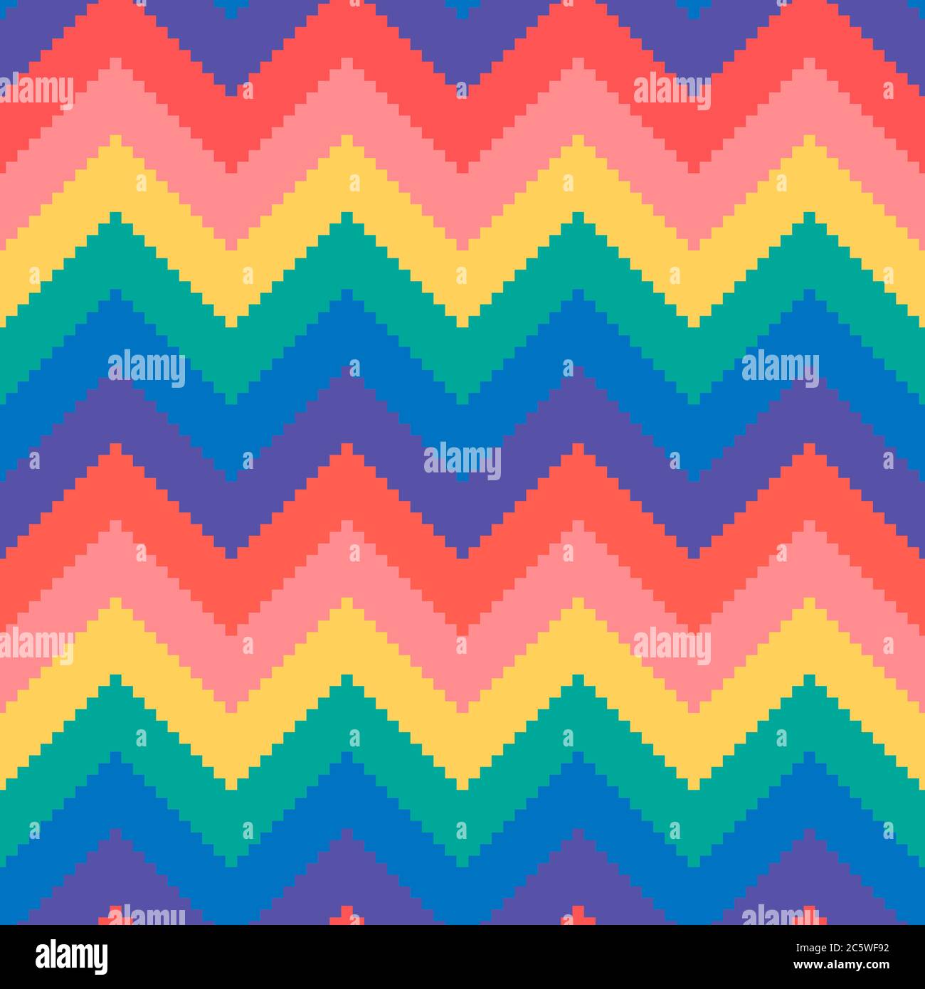 Color Rainbow seamless pattern. Vector Illustration Stock Vector Image ...