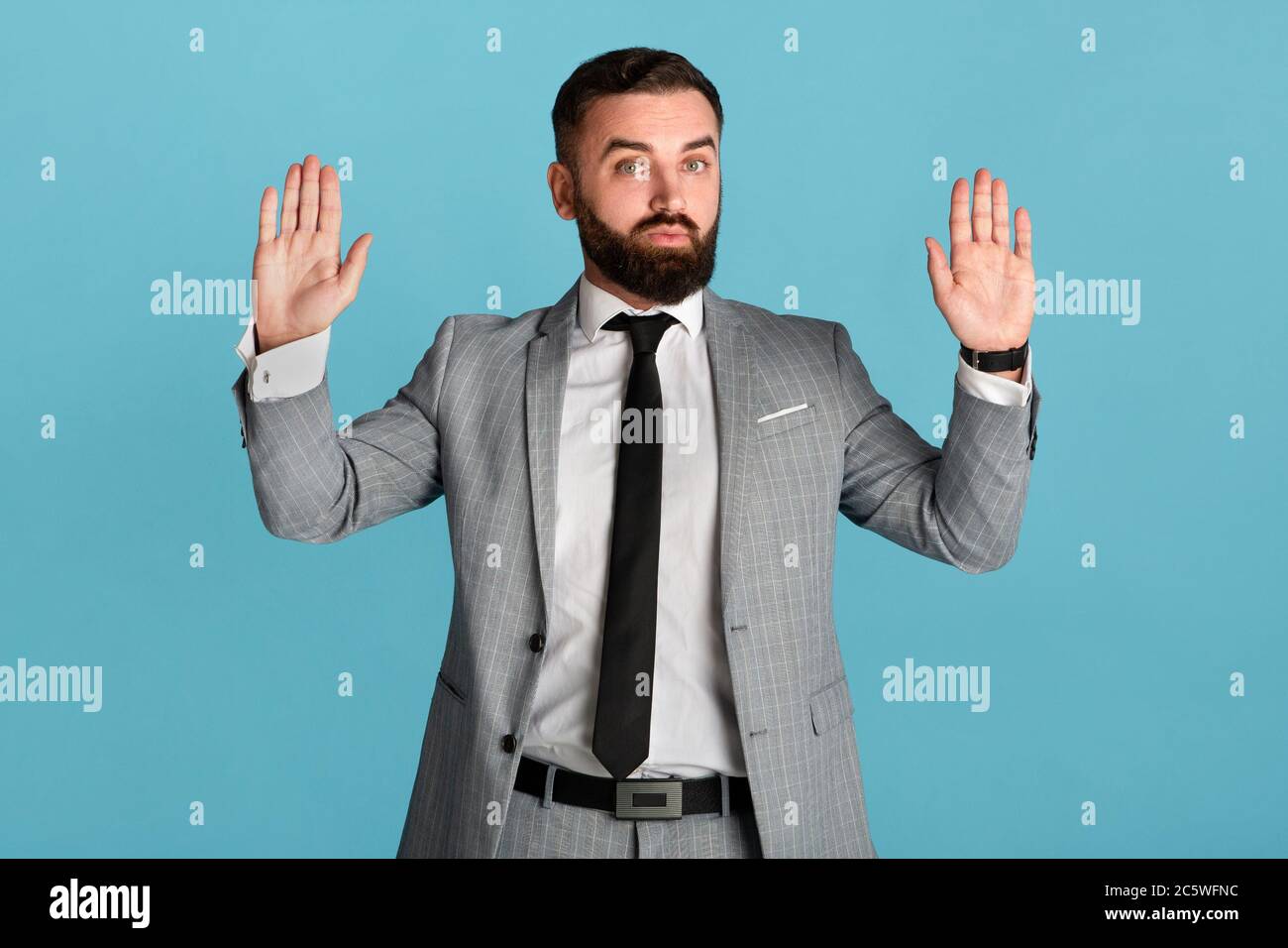 Hands up surrender hi-res stock photography and images - Alamy