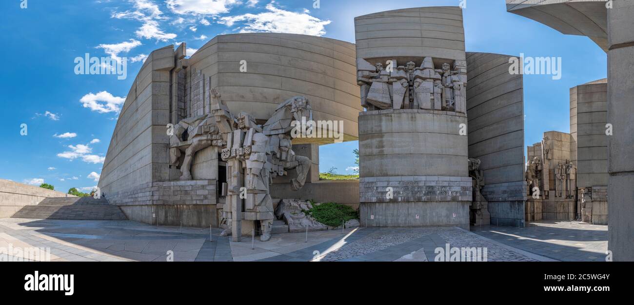 SHUMEN, BULGARIA. The Monument to 1300 Years of Bulgaria, also known as ...