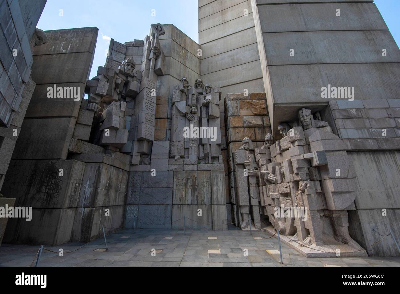 SHUMEN, BULGARIA. The Monument to 1300 Years of Bulgaria, also known as ...