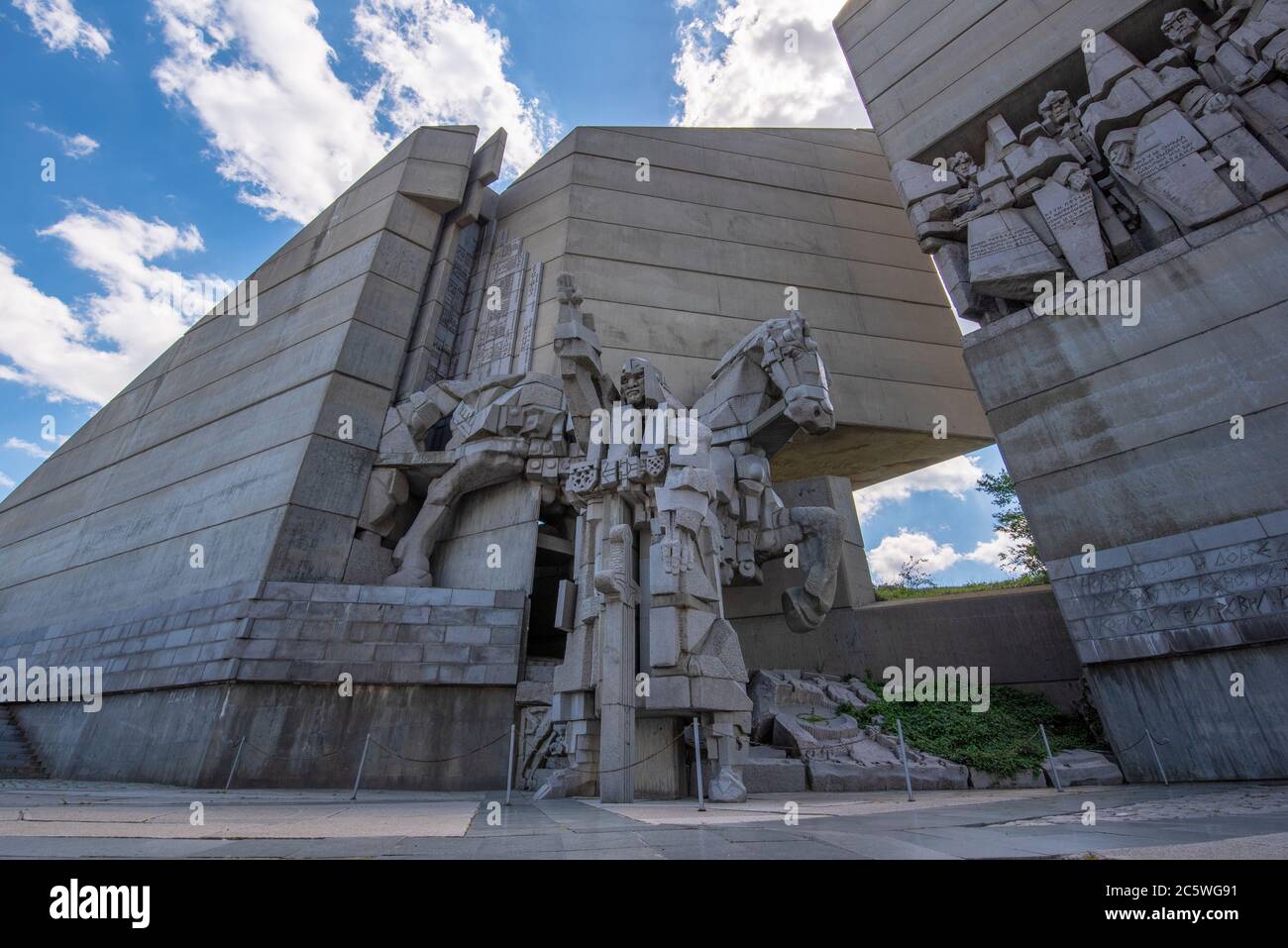 SHUMEN, BULGARIA. The Monument to 1300 Years of Bulgaria, also known as ...