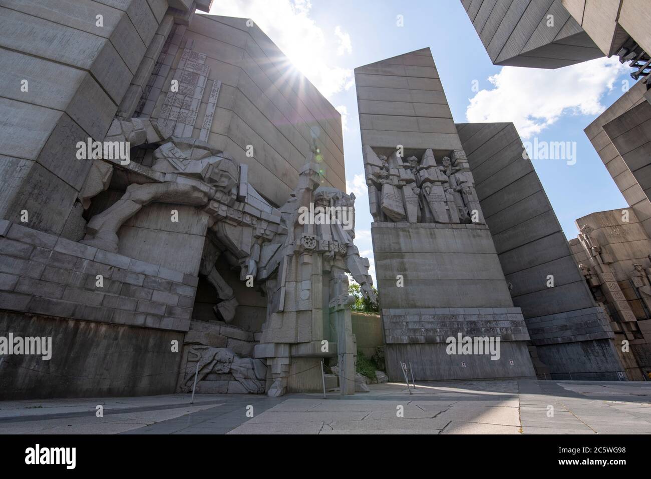 SHUMEN, BULGARIA. The Monument to 1300 Years of Bulgaria, also known as ...