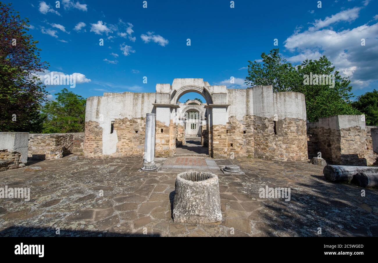 Great Preslav (Veliki Preslav), Shumen, Bulgaria. Ruins of The capital ...