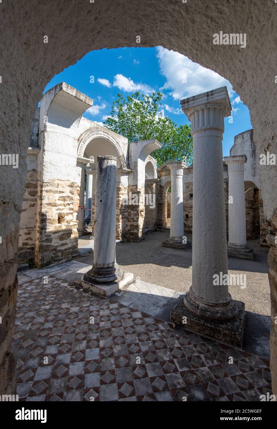 Great Preslav (Veliki Preslav), Shumen, Bulgaria. Ruins of The capital ...