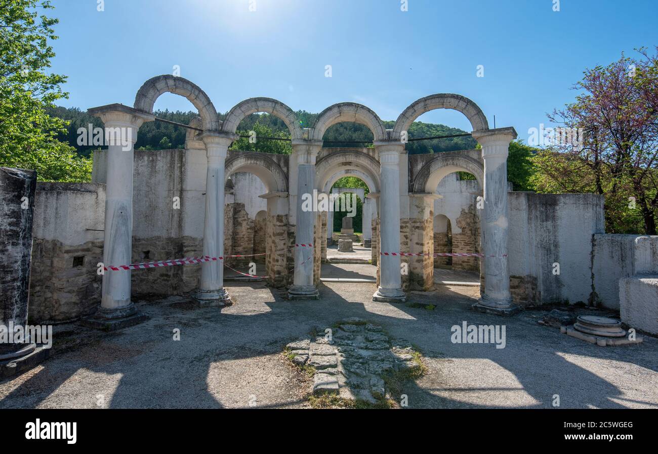 Great Preslav (Veliki Preslav), Shumen, Bulgaria. Ruins of The capital ...