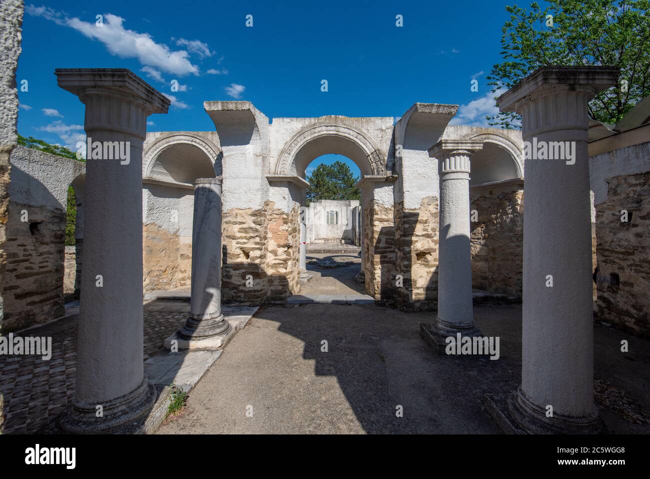 Great Preslav (Veliki Preslav), Shumen, Bulgaria. Ruins of The capital ...