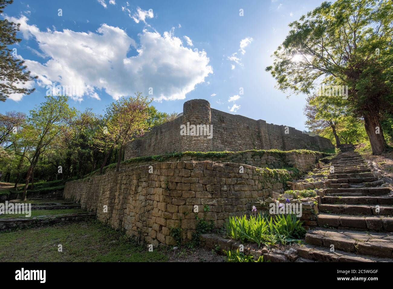 Great Preslav (Veliki Preslav), Shumen, Bulgaria. Ruins of The capital ...