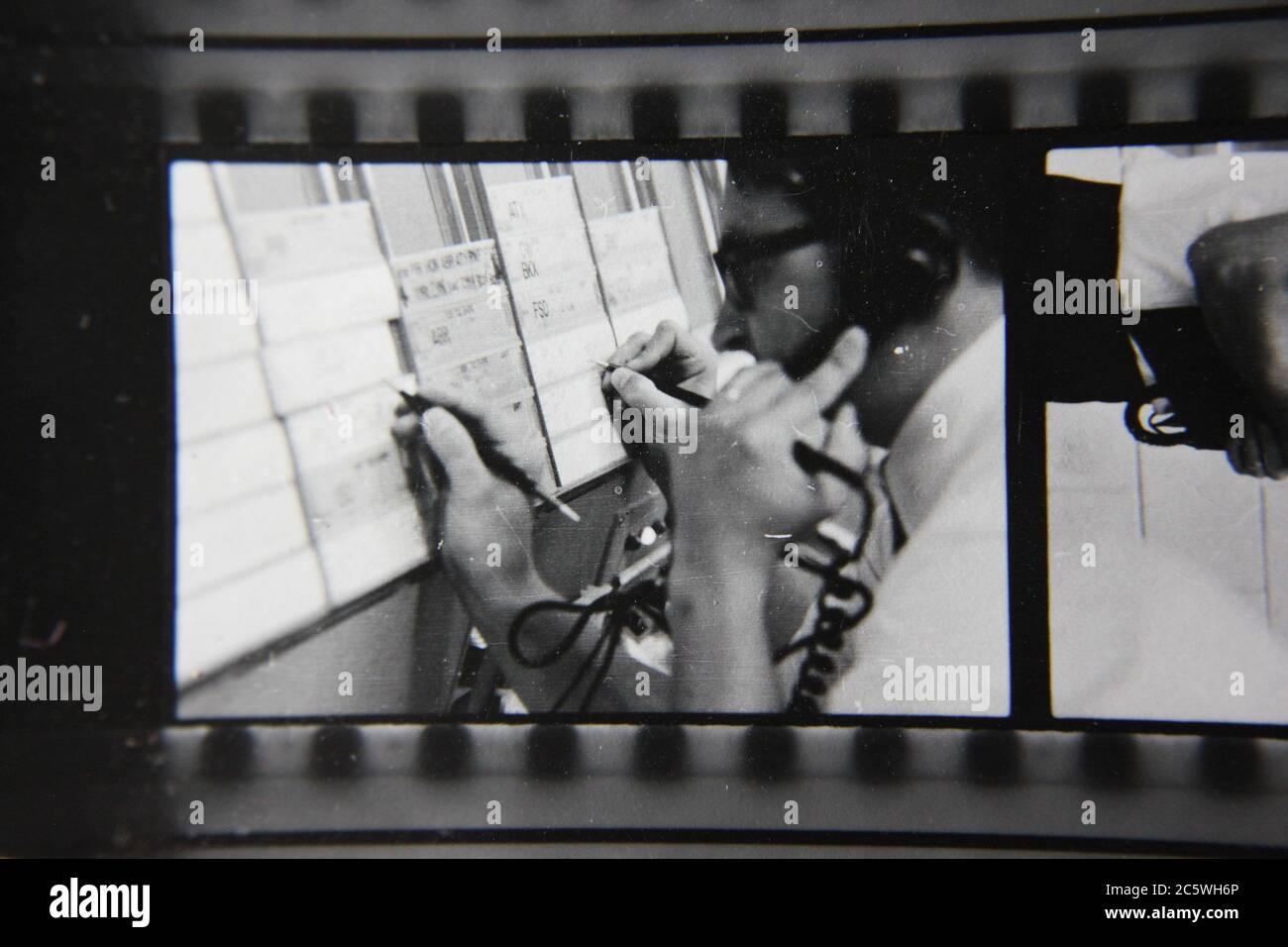 Fine 70s vintage contact print black and white photography of a ...