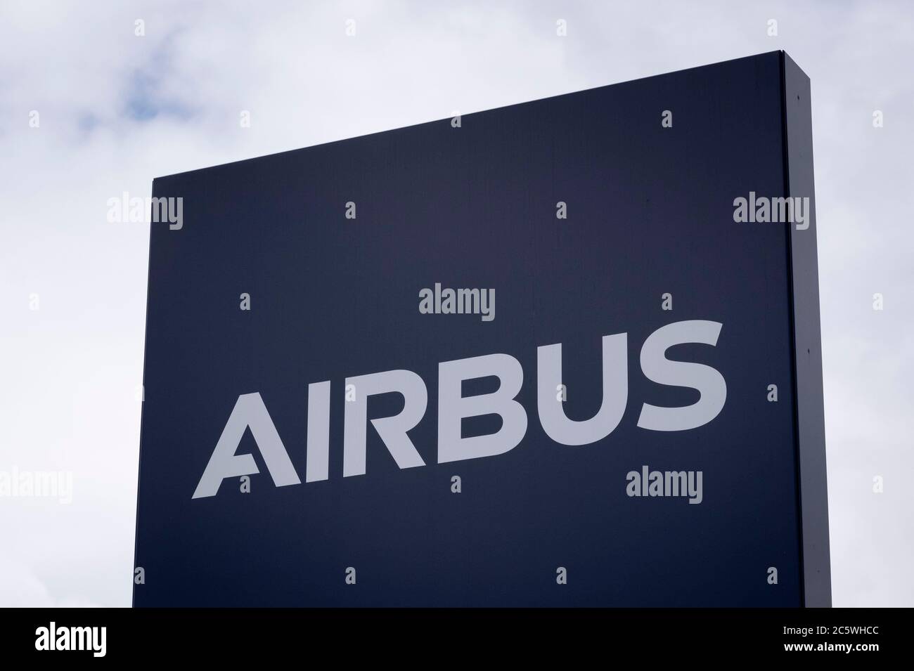 An Airbus sign at the Airbus plant In Filton, Bristol Stock Photo - Alamy