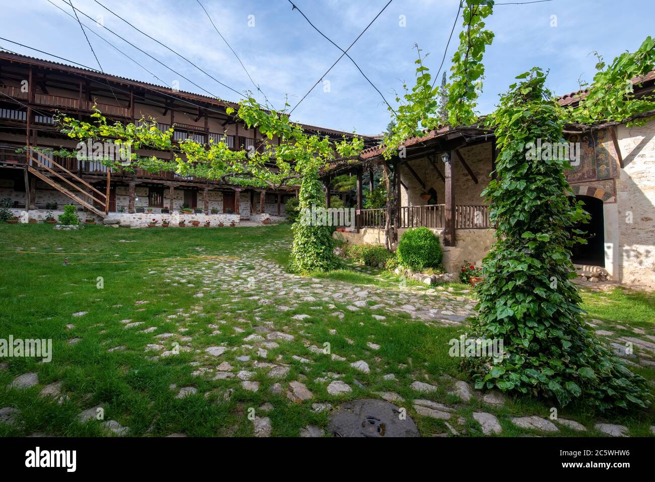 The Medieval Orthodox Rozhen Monastery near Melnik, Bulgaria. Nativity ...