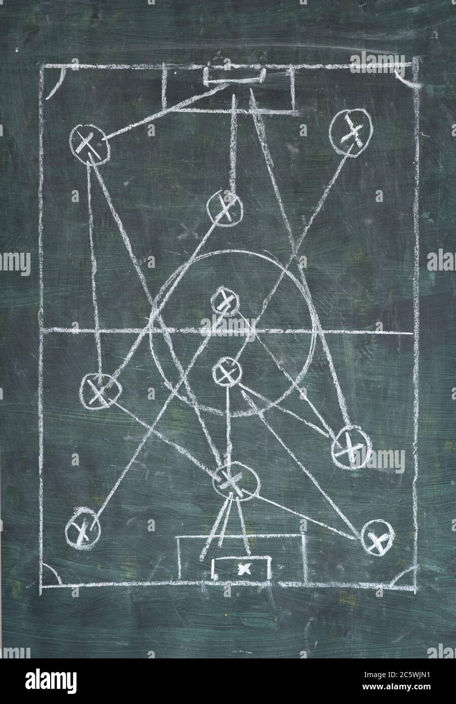 Soccer player board tactics hi-res stock photography and images - Alamy