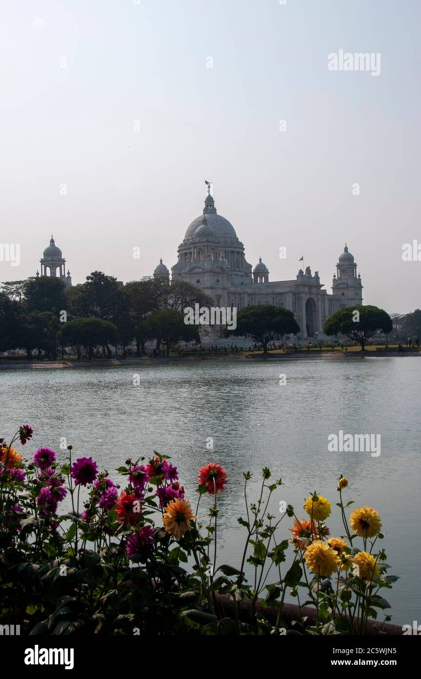 The Victoria Memorial is a large marble building in Kolkata, West ...