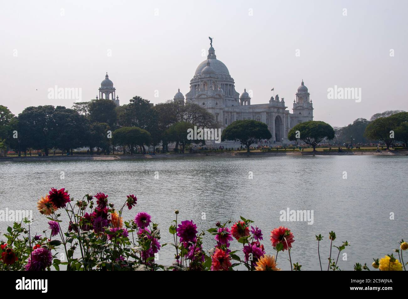 The Victoria Memorial is a large marble building in Kolkata, West ...