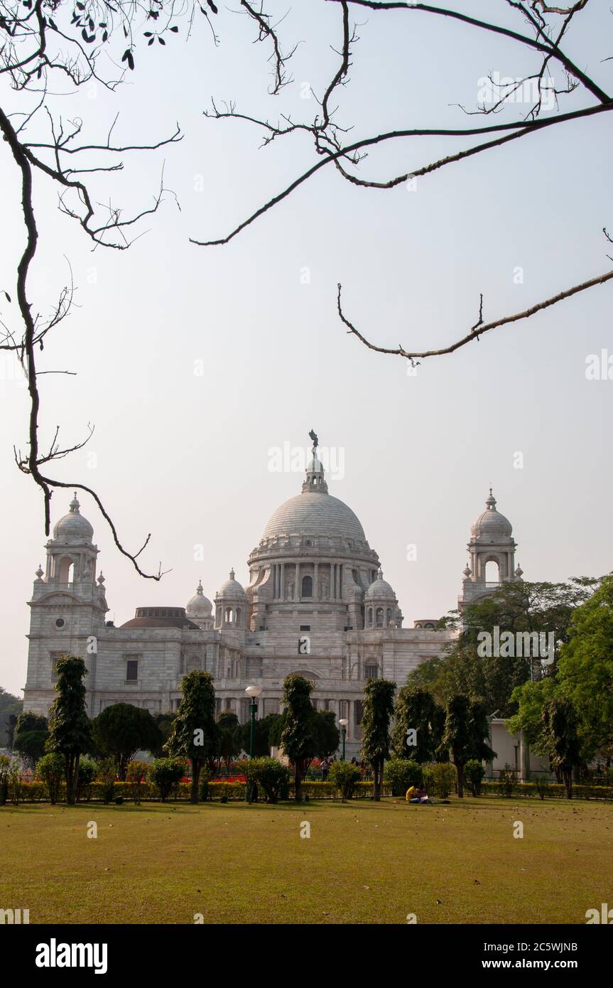 The Victoria Memorial is a large marble building in Kolkata, West ...