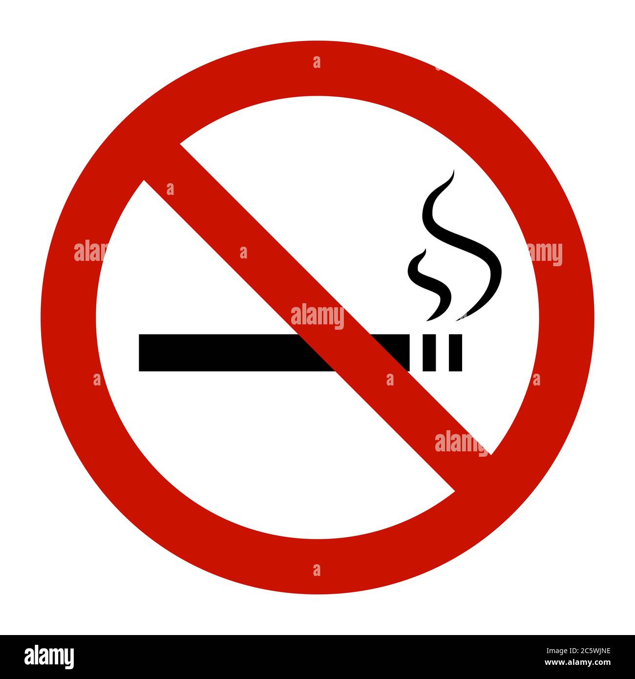 No smoking cigarette sign Stock Vector Image & Art - Alamy