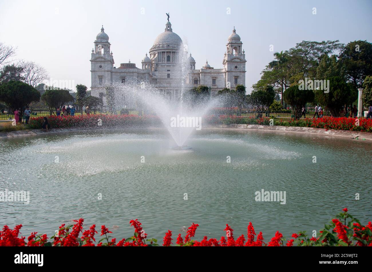 The Victoria Memorial is a large marble building in Kolkata, West ...
