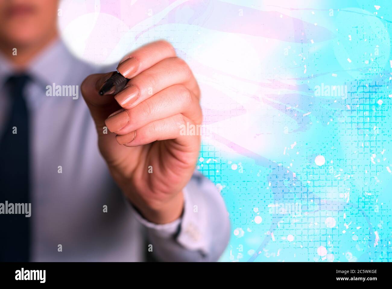 Touching Screen Digital Application Marking Important Details In ...