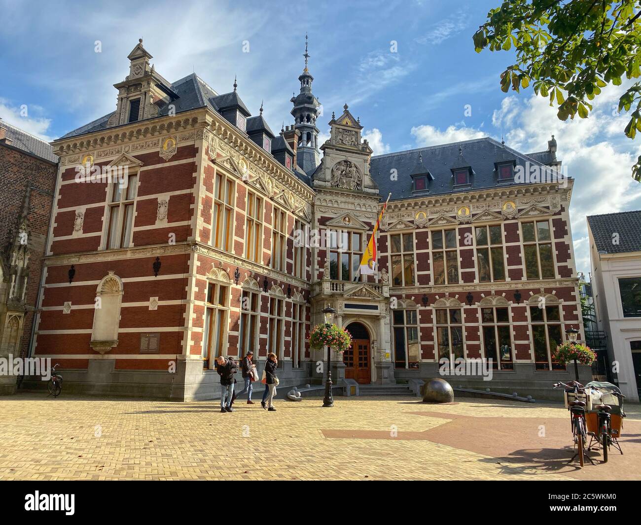 Utrecht, Netherlands - October 5,2019: Utrecht University was founded ...