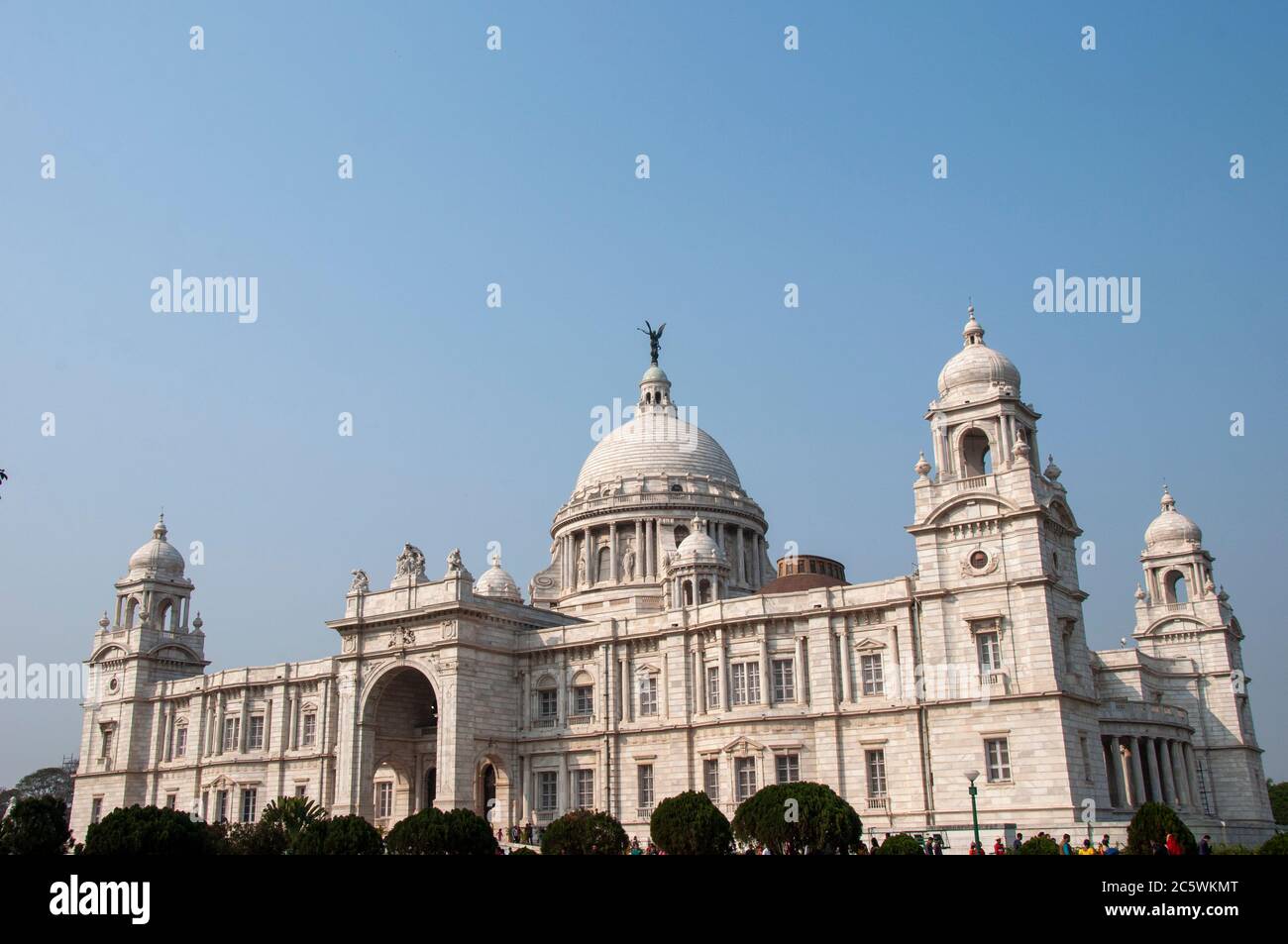 The Victoria Memorial is a large marble building in Kolkata, West ...