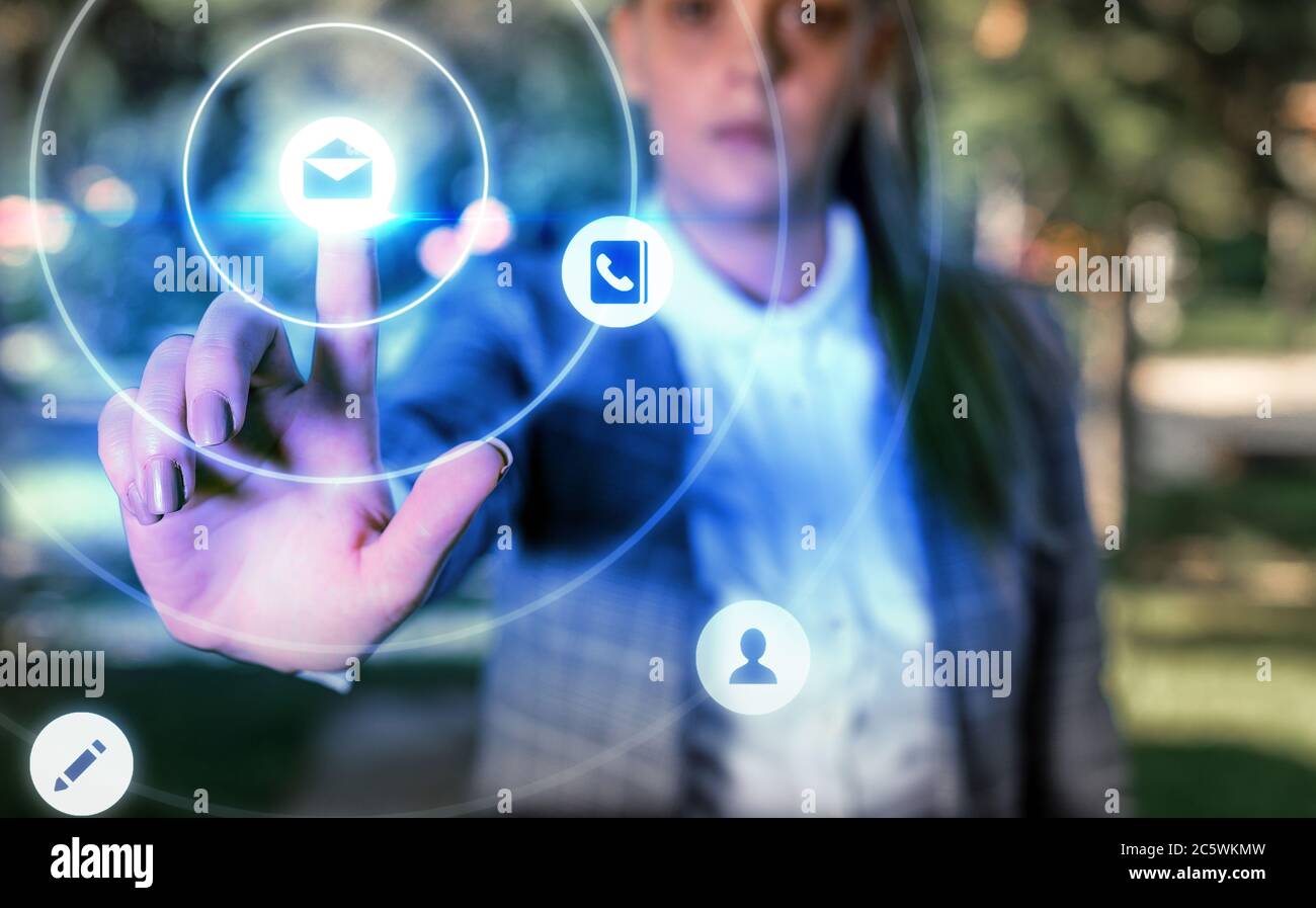 Information Digital Technology Network Connection Infographic Elements ...