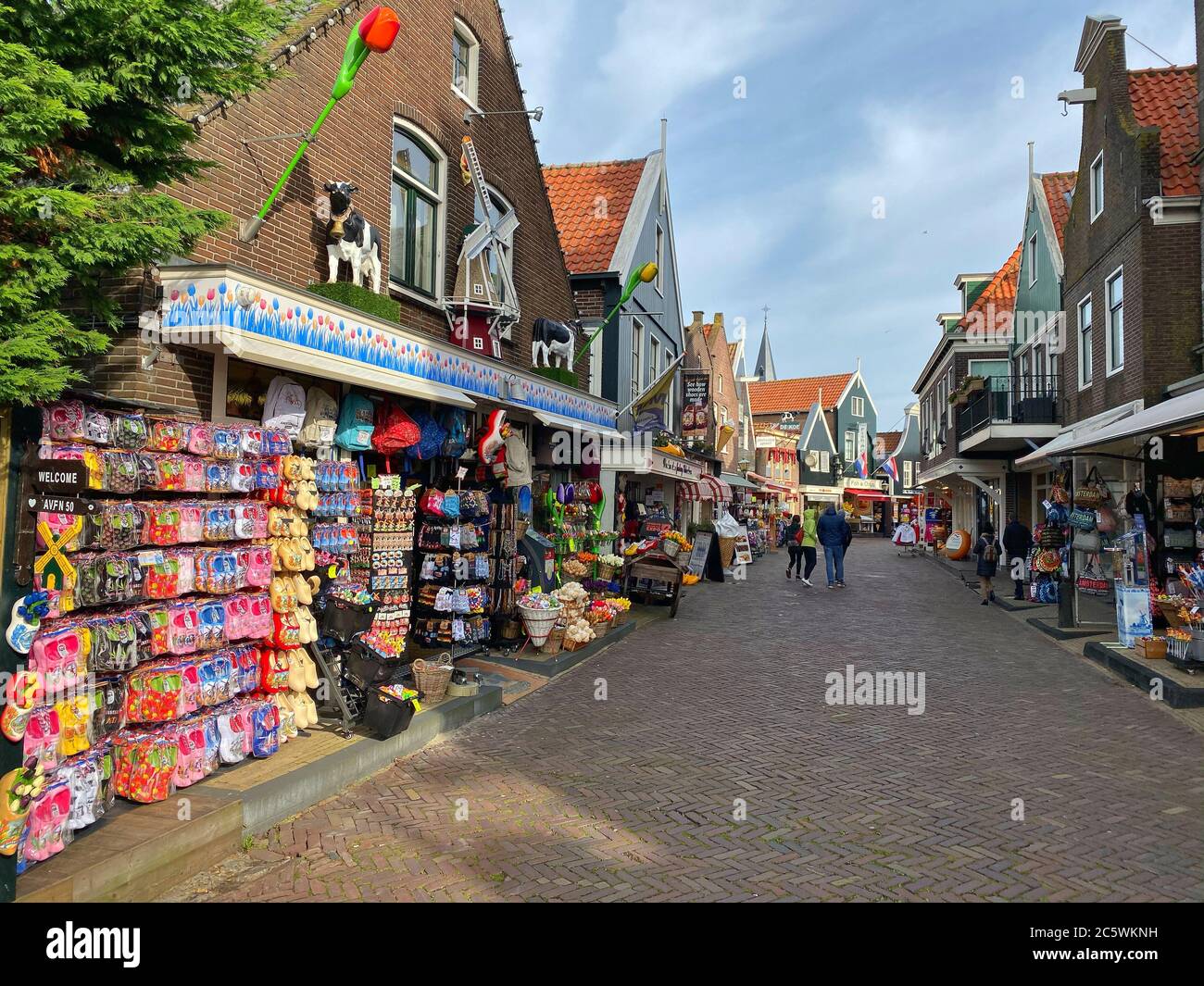 Volendam,Netherlands-October 7,2019: Volendam is a town in North ...