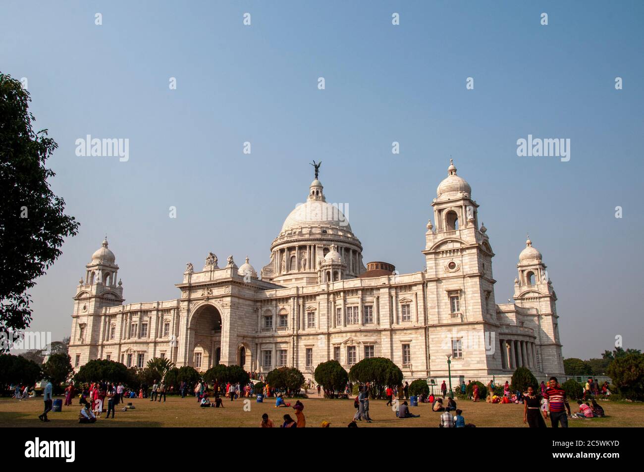 The Victoria Memorial is a large marble building in Kolkata, West ...