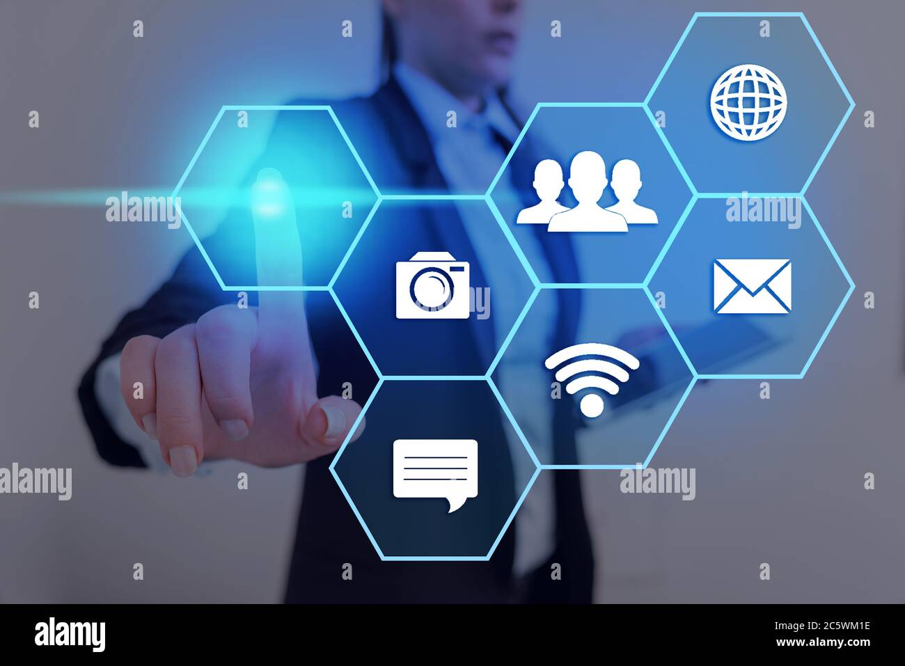 Grids And Different Set Up Of The Icons Latest Digital Technology ...