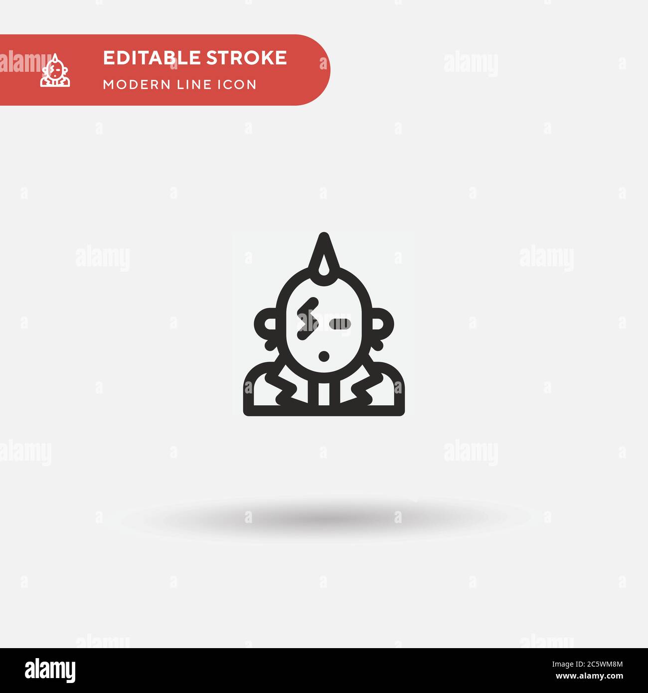 Singer Simple vector icon. Illustration symbol design template for web ...