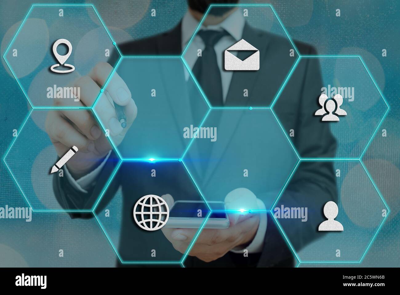 Grids And Different Set Up Of The Icons Latest Digital Technology ...