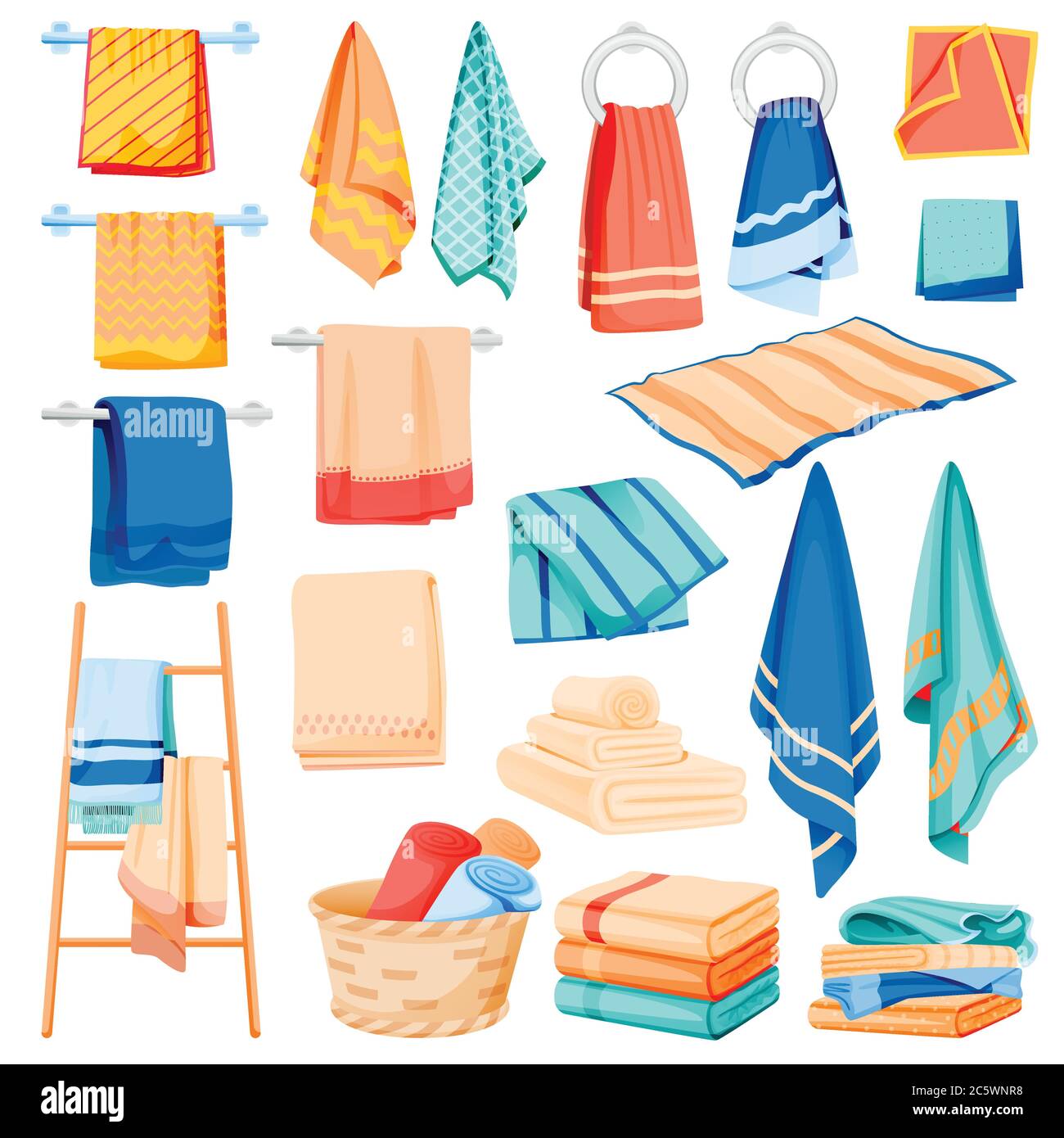 Washing pile Stock Vector Images - Alamy